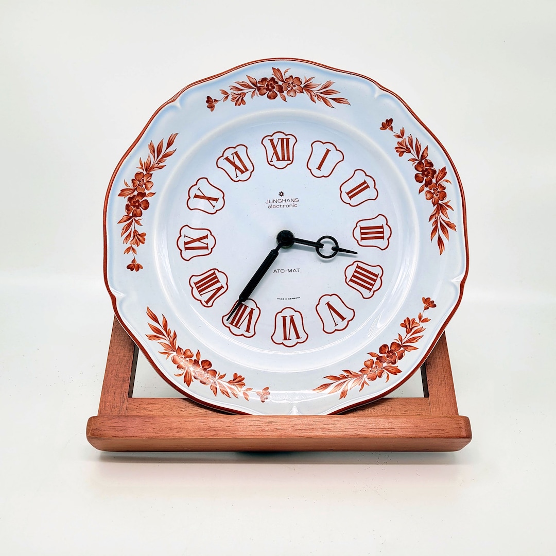 Junghans Wall Clock Model ATO-MAT W26a Made in Germany, Ceramic Wall ...