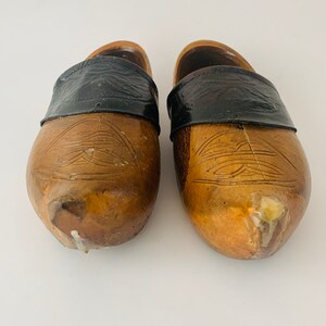 Antique Trip Clogs, Wooden Shoes, Made Early 20th Century 1920's ...