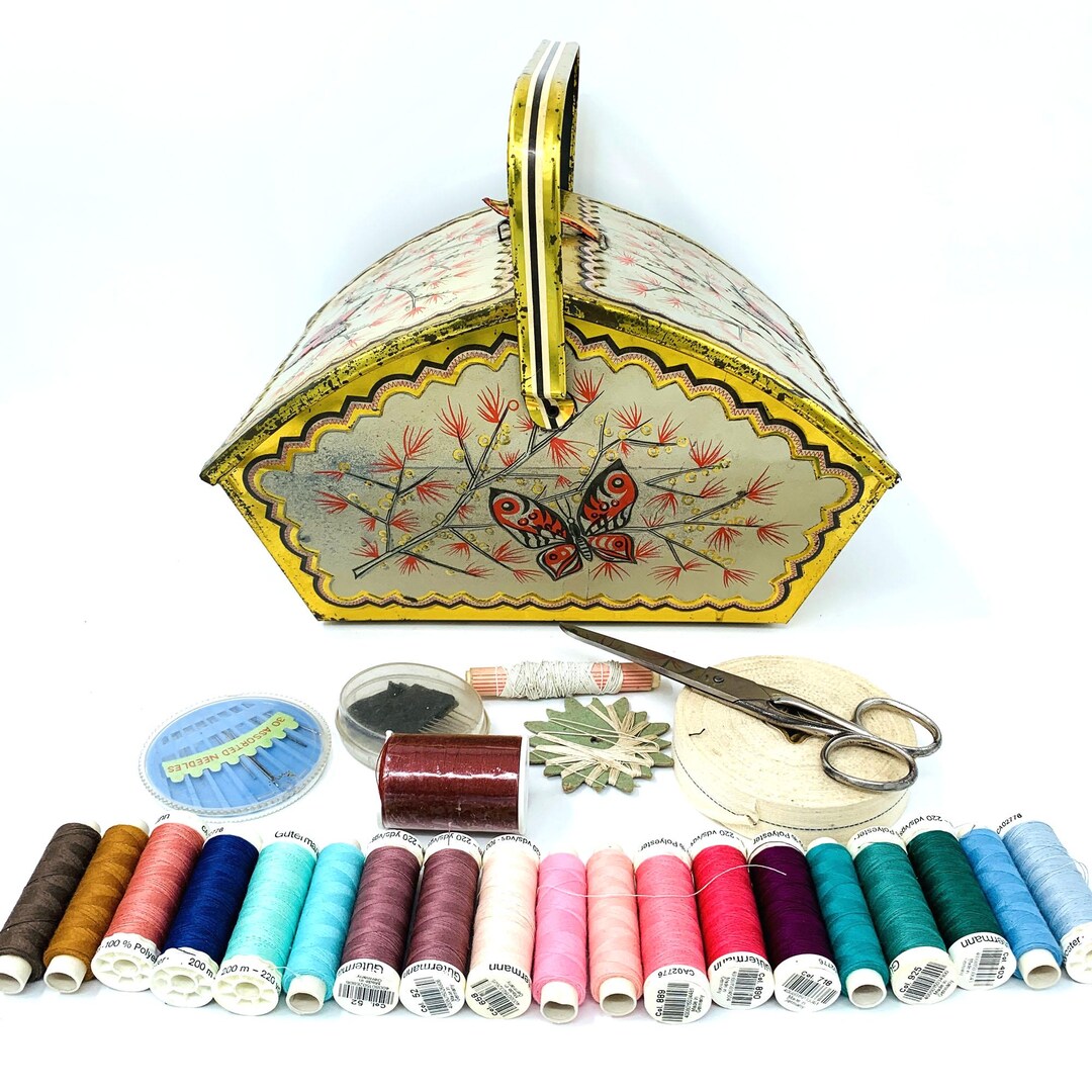 Vintage Tin for Victoria Cookies and Chocolate Shaped Like a Picnic ...