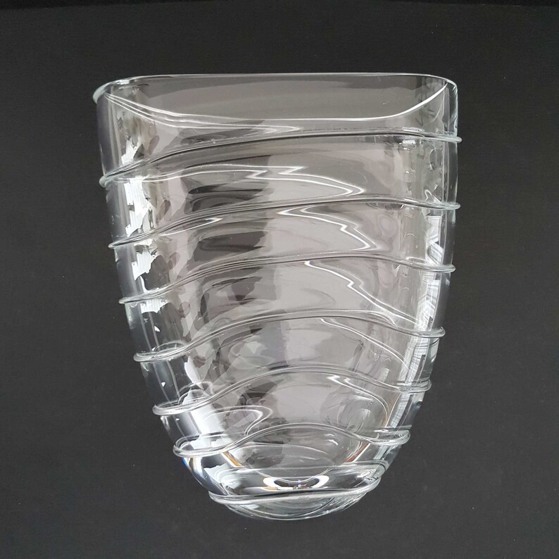 Glass Vase Design Glasware From IVV Tuscane Italy Handmade - Etsy