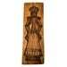Handcarved Wooden Statue of a Religious African Woman in a Serene Pose ...