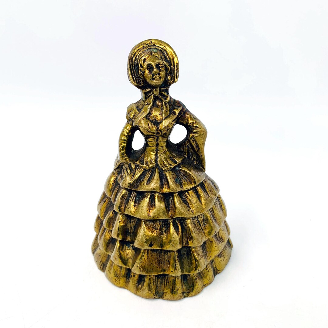 Elegant Vintage Victorian Lady Table Bell Made in France, Tea Bell ...
