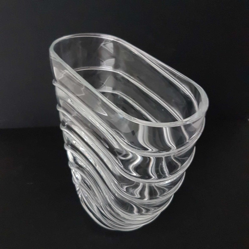 Glass Vase Design Glasware From IVV Tuscane Italy Handmade - Etsy