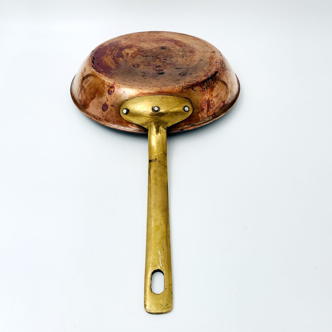 Used Judge Inocuivre Round Copper Pan With Long Handle, Quality Copper ...