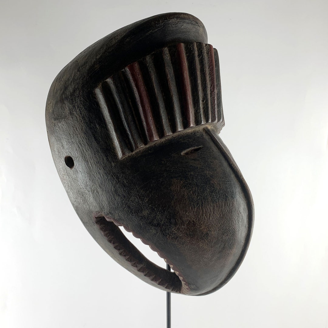 Gagon Bird Mask by the Dan People in the Ivory Coast, Zoomorphic Bird ...