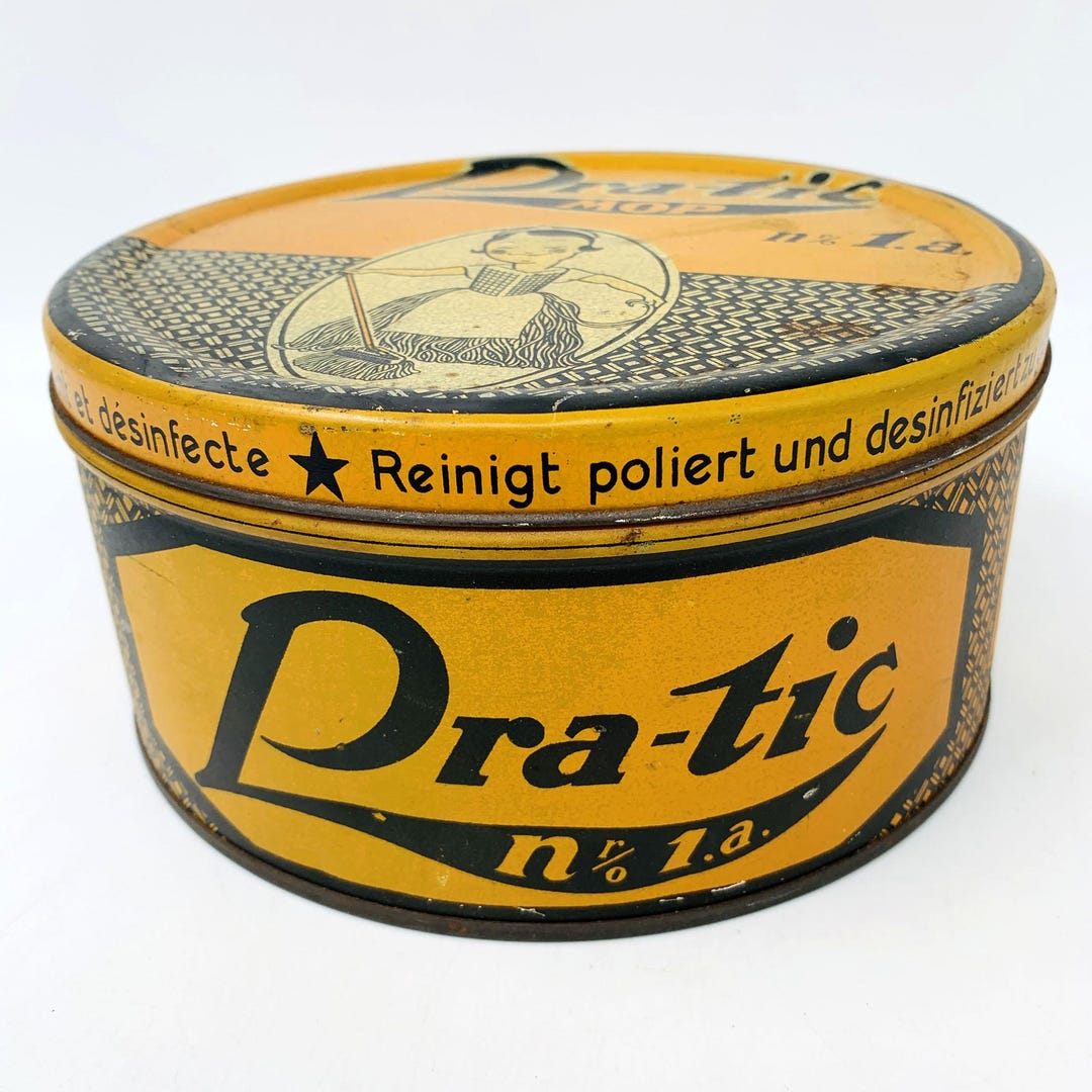 Vintage Pra-tic Tin From the Late 1940s, the Use of the Cotton Mop With ...