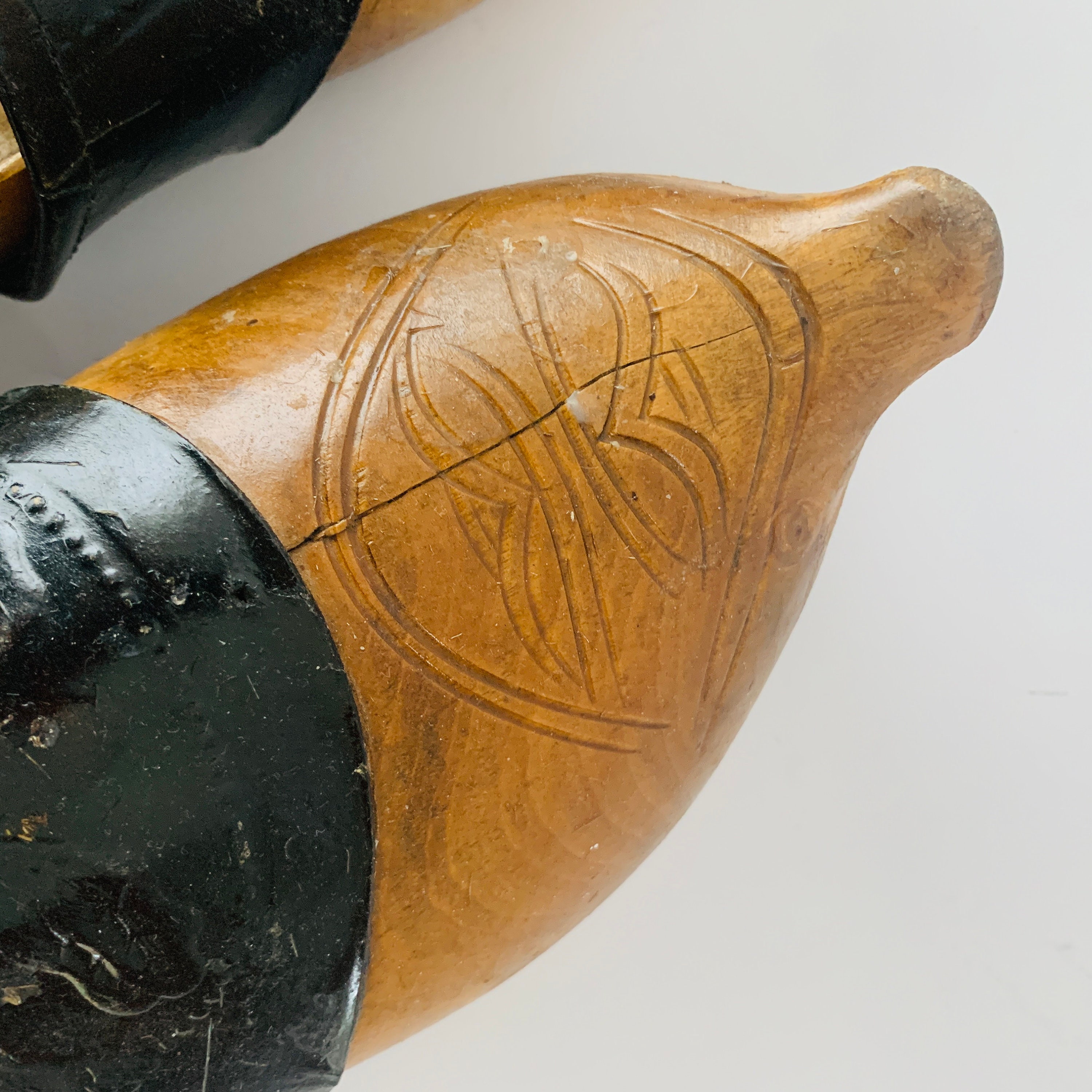 Antique Trip Clogs Wooden Shoes Made Early 20th Century | Etsy