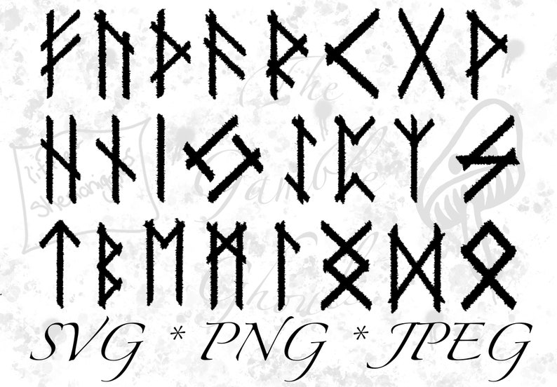 Elder Futhark Cutting / Engraving File - Etsy