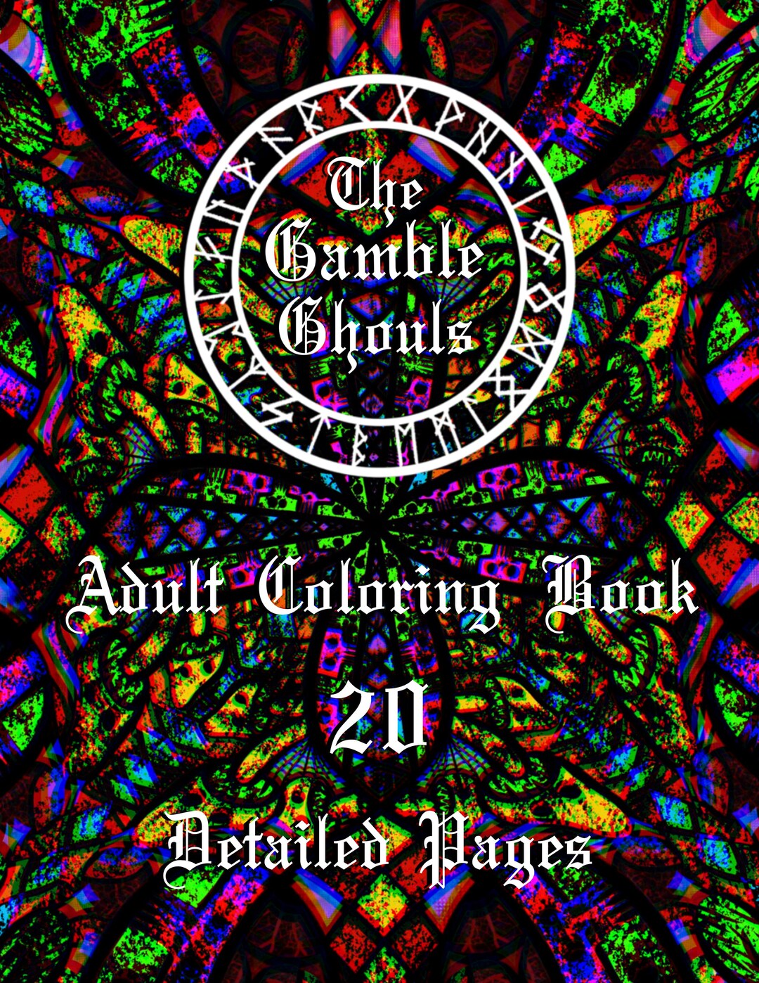 The Gamble Ghouls Adult Coloring Book Vol. 1 - Etsy