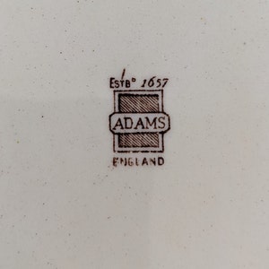 Antique Adams England Ironstone Plate, Cries of London, Old England ...