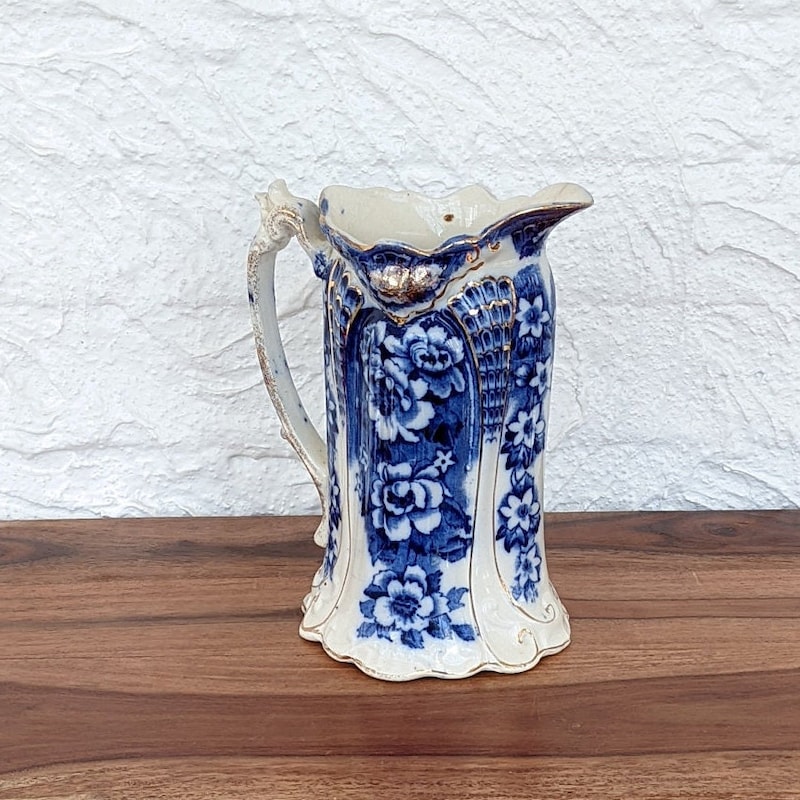 Flow Blue Pitcher - Etsy