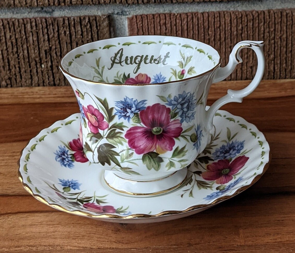 Kitchen & Dining Drink & Barware Flowers of the month March Royal ...