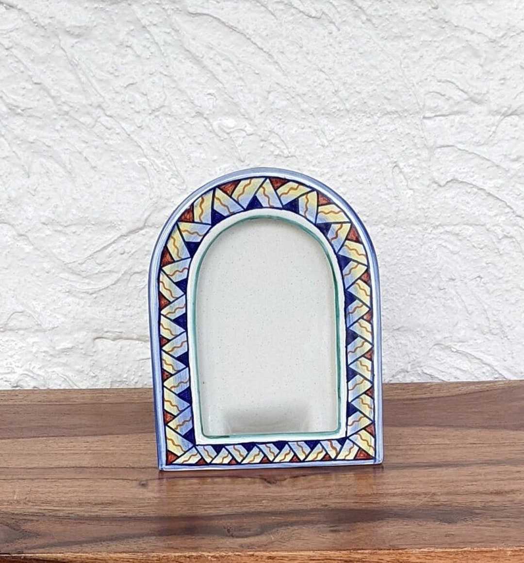 Gialletti Pimpinelli Deruta Ceramic Hand Painted Picture Frame, 4 X 6 ...