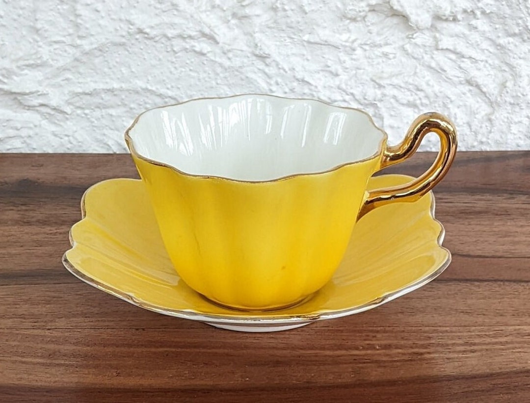Royal Stuart Spencer Stevenson Harlequin Teacup and Saucer, Bright ...
