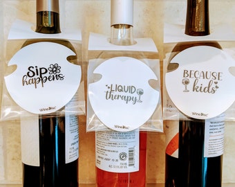 Custom Printed Wine Disc Flexible Pourers - Etsy