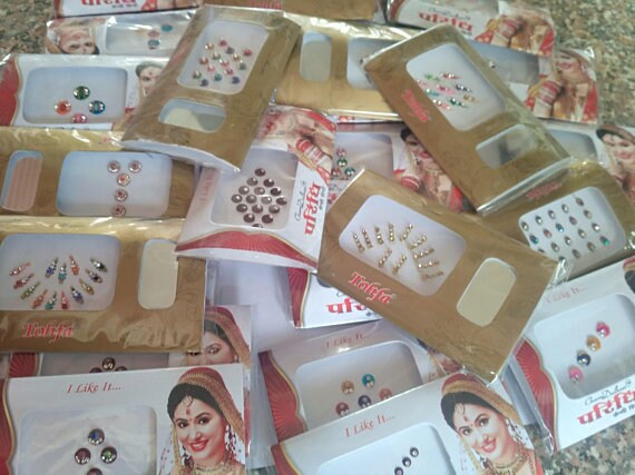 20 X Mix Assorted Bindi Packs Bindi Packets Bindi Face - Etsy