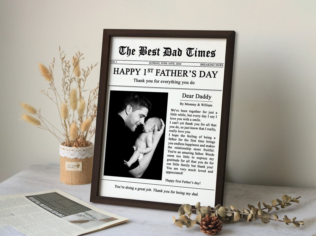 Personalized the Best Dad Times Frame, Fathers Day Gift, Gift for Dad ...