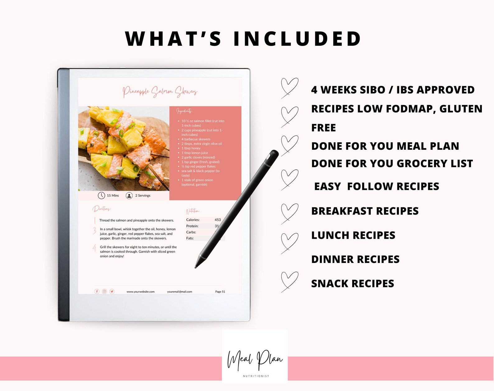 28 Day SIBO IBS Meal Plan, Low Fodmap, 4 Week Gut Healing Program,ibs ...