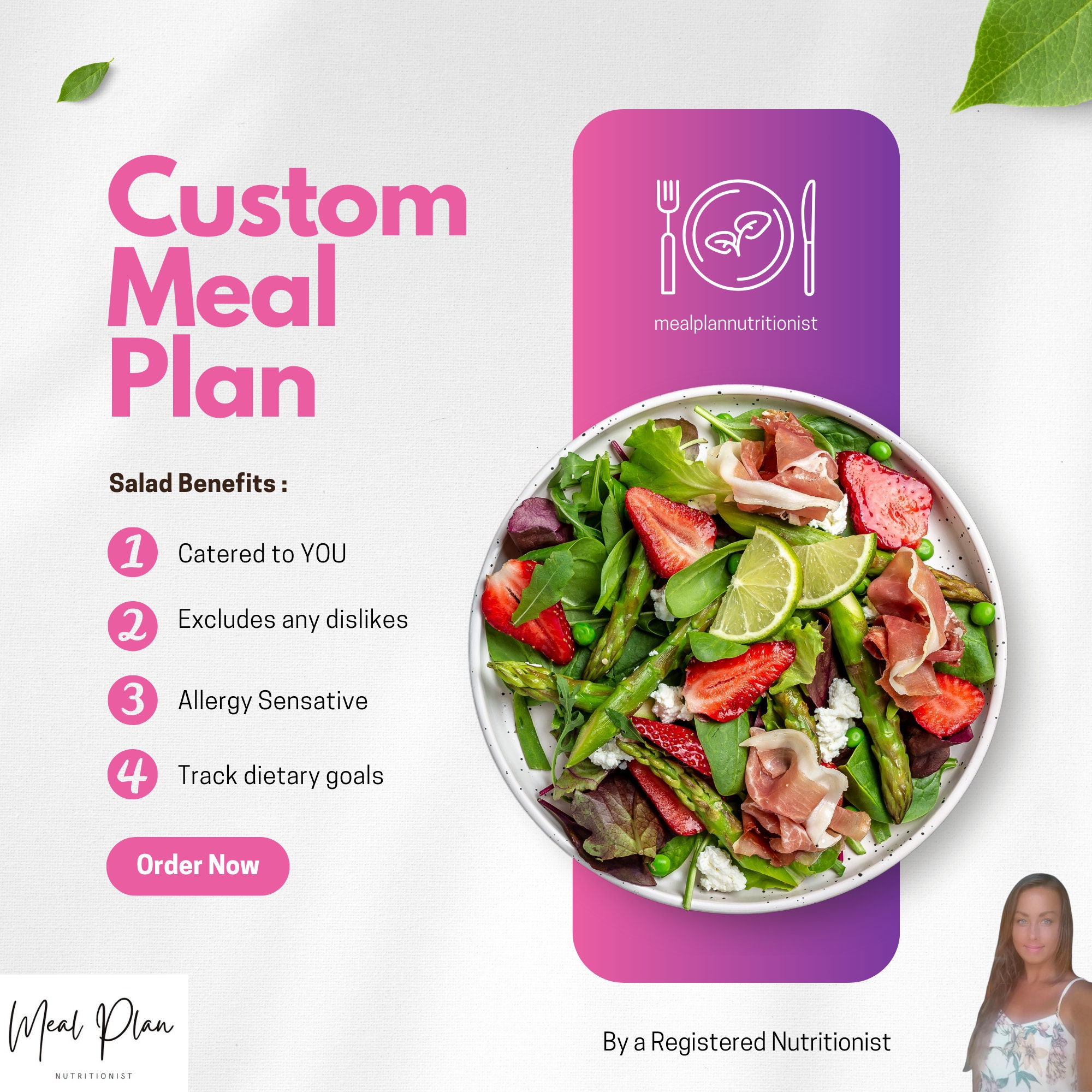 Meal Plan, Meal Planner, Custom, Personalised, Weight Loss, Weight Loss ...