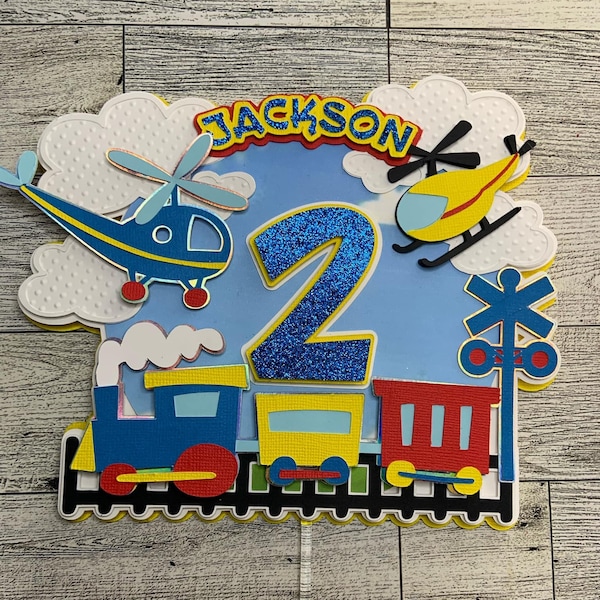 Train Cake Topper - Etsy