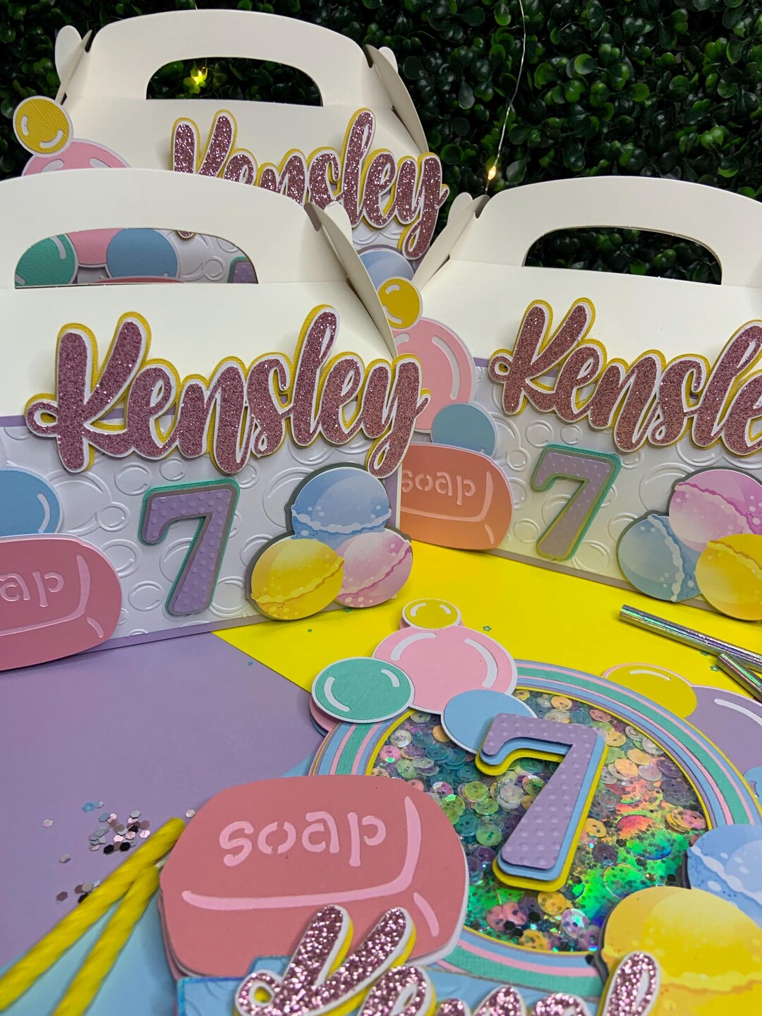 Bubble Party, Bubble Party Treat Boxes, Bubbles Party Bath Bomb Party ...