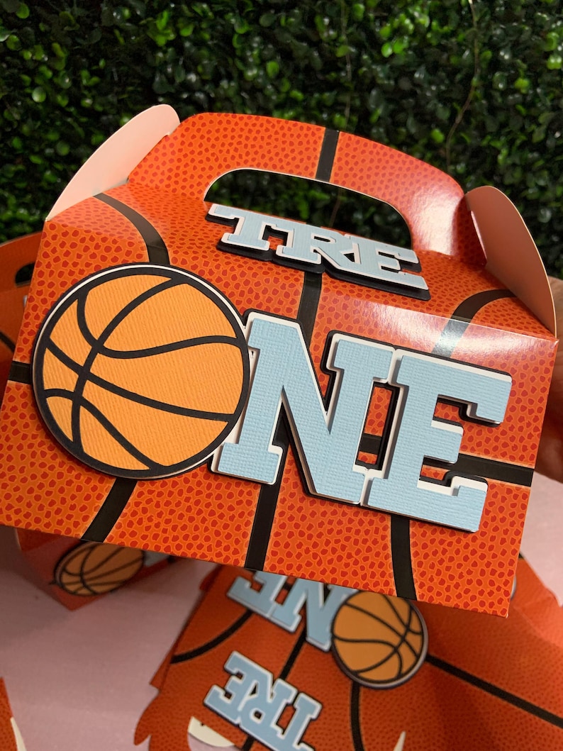 Custom Basketball Party Favor Boxes: Sports Theme Treat Boxes - Etsy