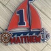 Sailboat Cake Topper: Nautical Baby Shower Decor - Etsy