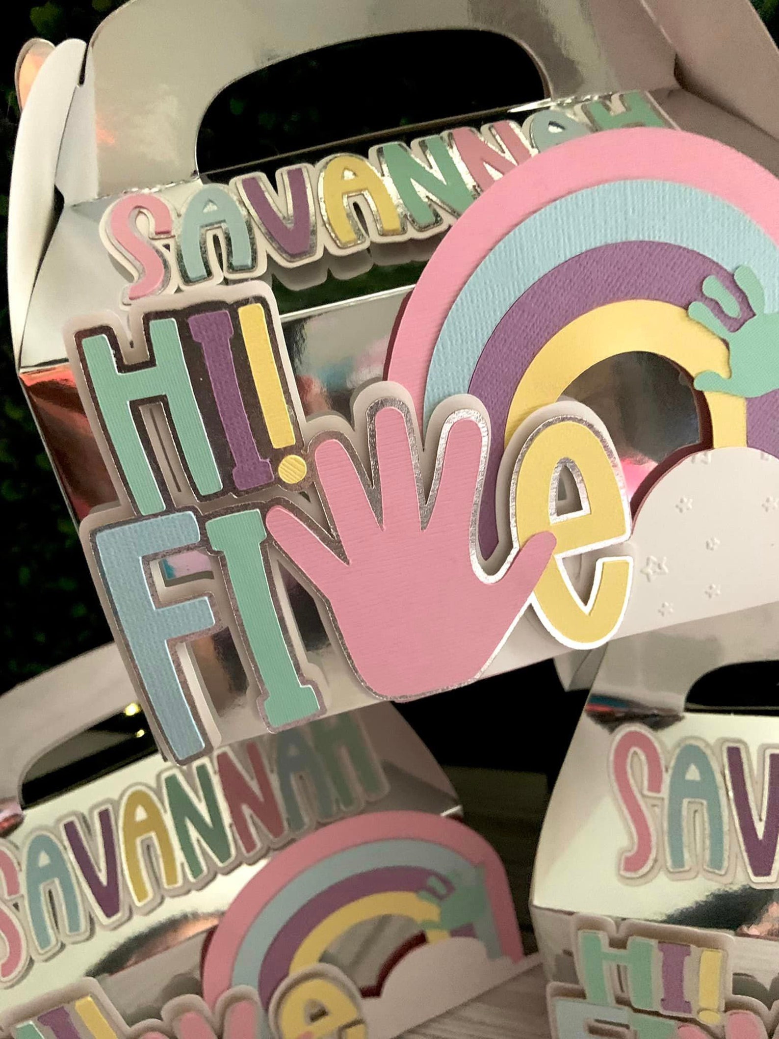Hi Five Party Favor Boxes: High Five Theme Birthday - Etsy
