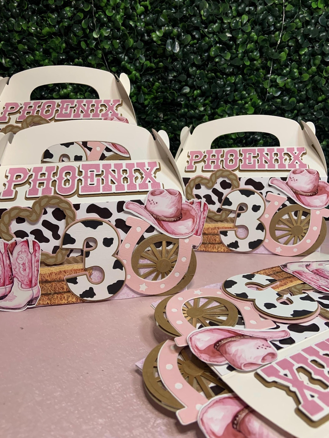 First Rodeo Treat Boxes, Rodeo Party Boxes, Cowgirl Theme Treat Boxes ...