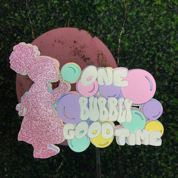 Bubble Party Cake Topper - Etsy