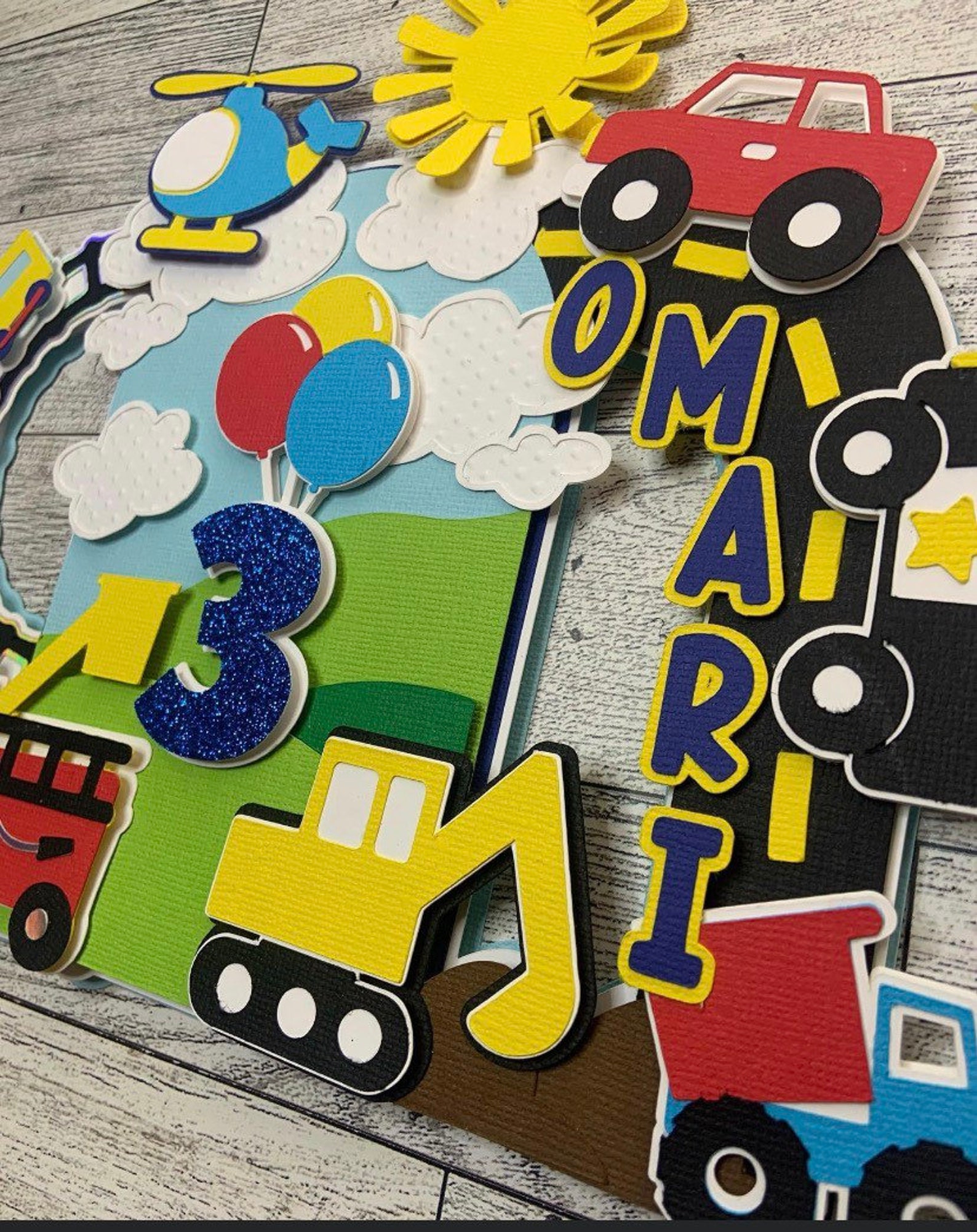 Transportation Cake Topper, Cars Cake Topper, Train Topper - Etsy