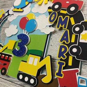 Transportation Cake Topper, Cars Cake Topper, Train Topper - Etsy