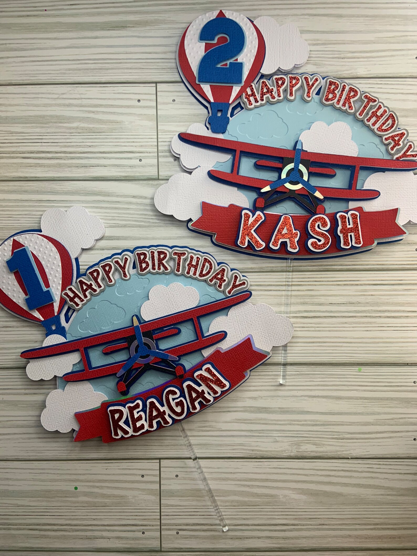 Airplane Cake Topper, Plane Cake Topper, Retro Airplane Cake Topper - Etsy