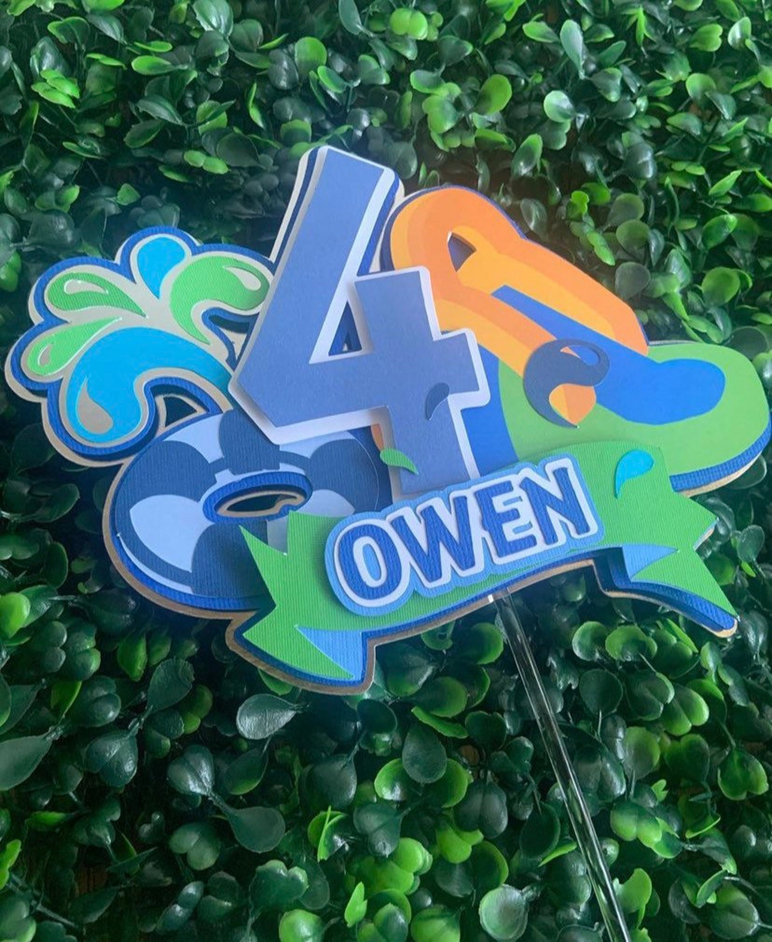 Pool Party Cake Topper/ Waterpark Cake Topper - Etsy Canada