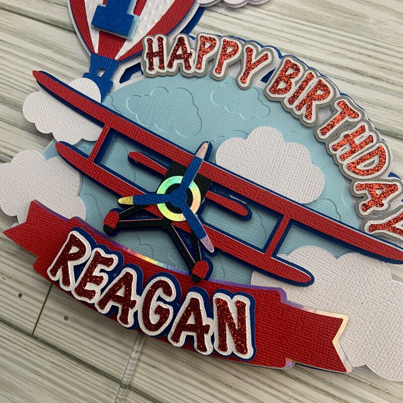 Airplane Cake Topper - Etsy