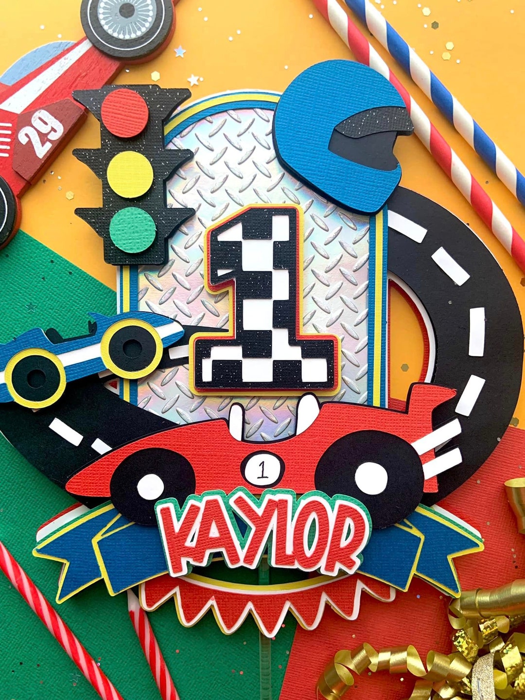 Race Car Cake Topper, Cars Toppers - Etsy