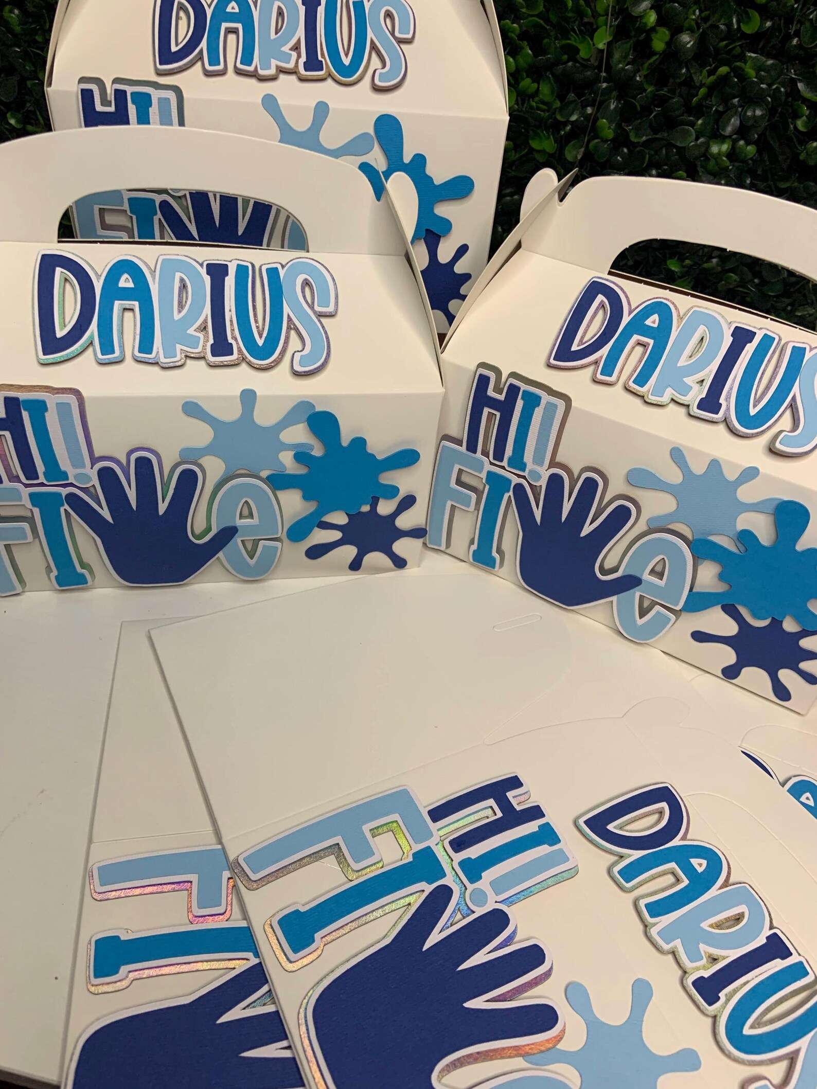Hi Five Party Favor Boxes: High Five Theme Birthday - Etsy