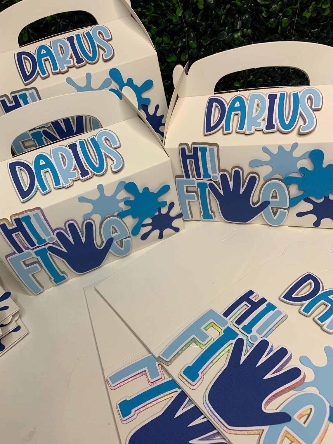 Hi Five Party Favor Boxes: High Five Theme Birthday - Etsy