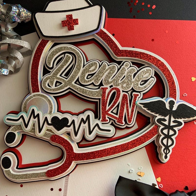 Nurse Cake Topper - Etsy