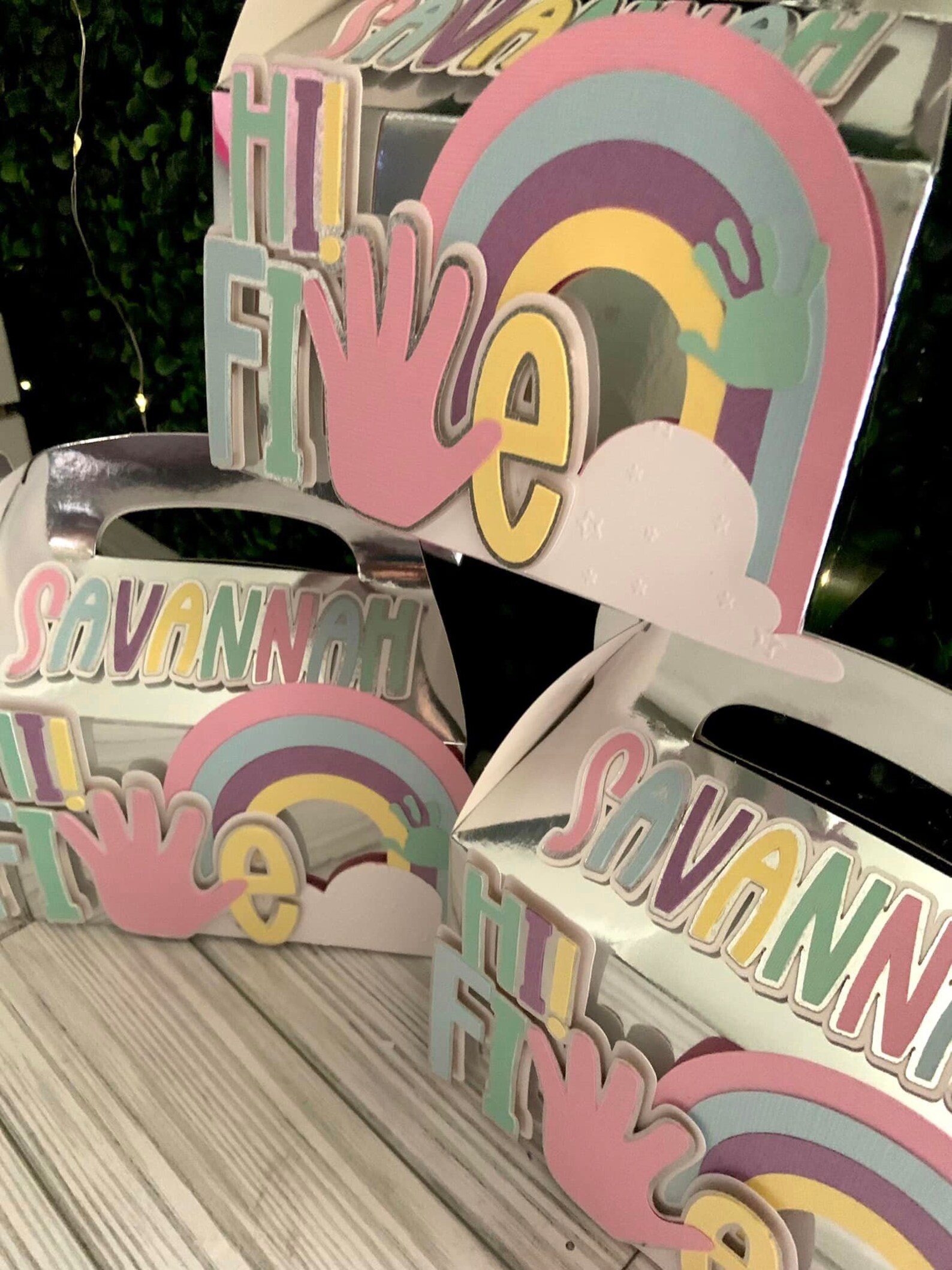 Hi Five Party Favor Boxes: High Five Theme Birthday - Etsy