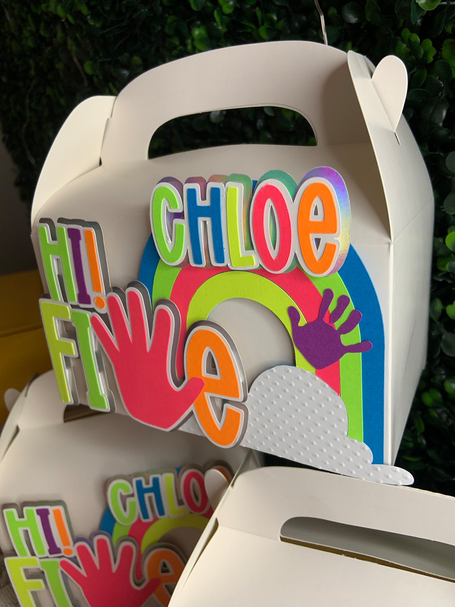 Hi Five Party Favor Boxes: High Five Theme Birthday - Etsy
