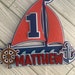 Sailboat Cake Topper: Nautical Baby Shower Decor - Etsy