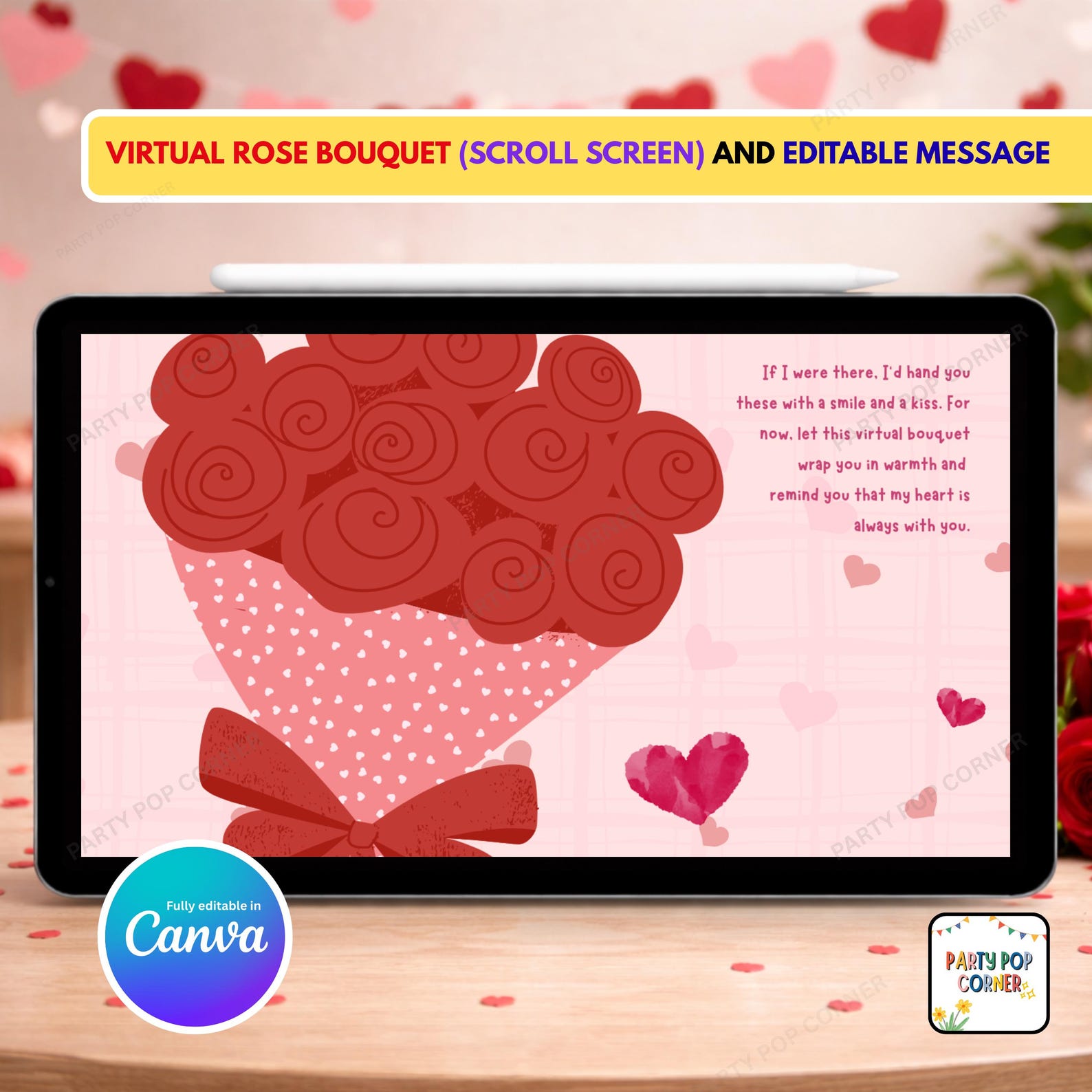 Interactive ‘will You Be My Valentine’ Website - Personalised Canva ...