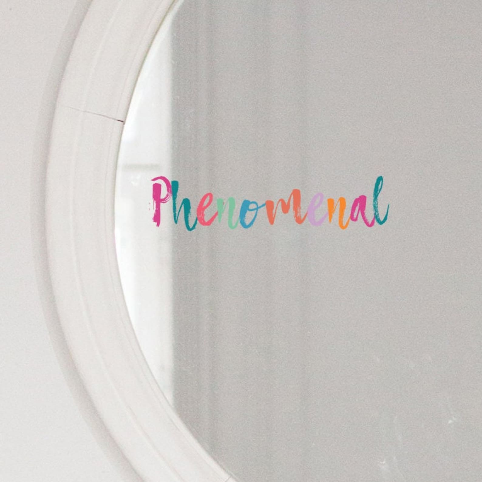 You're Phenomenal Vinyl Sticker - Etsy