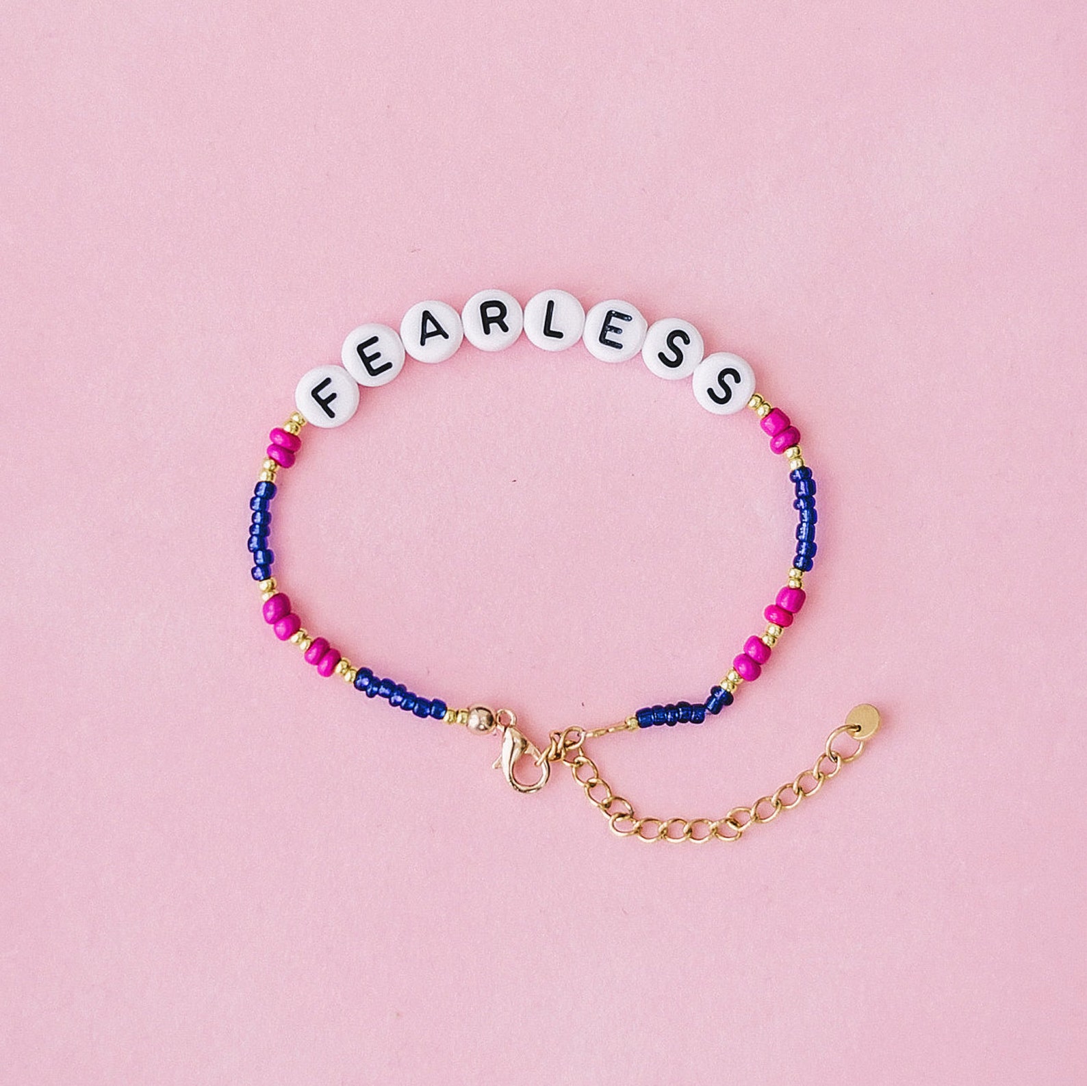 Beaded Fearless Bracelet - Etsy
