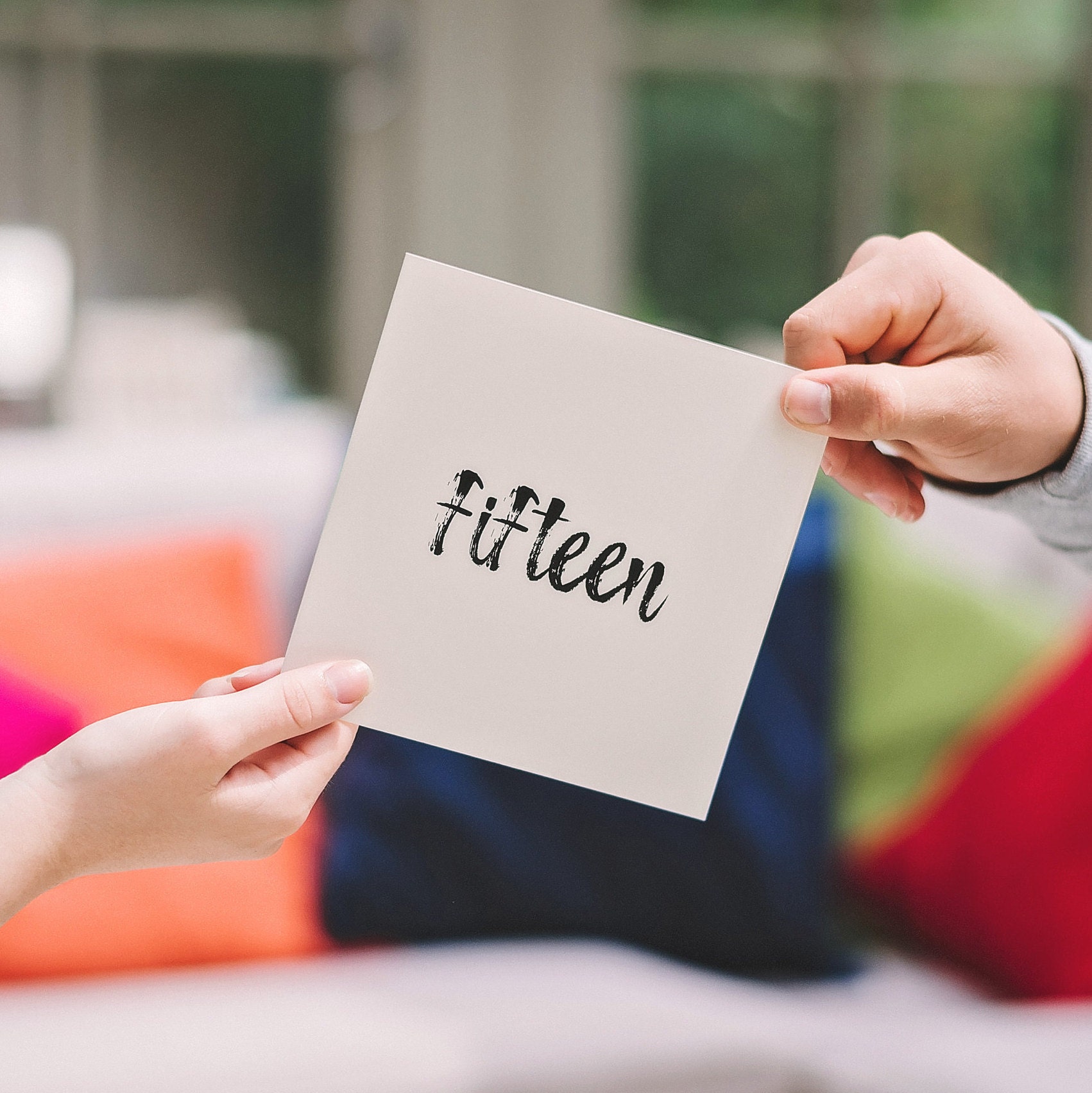 Fifteen 15th Birthday Card - Etsy