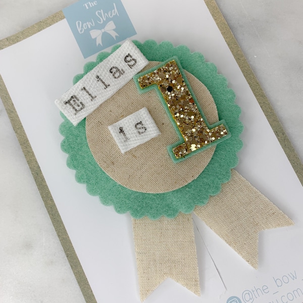 First Birthday Badge - Etsy UK