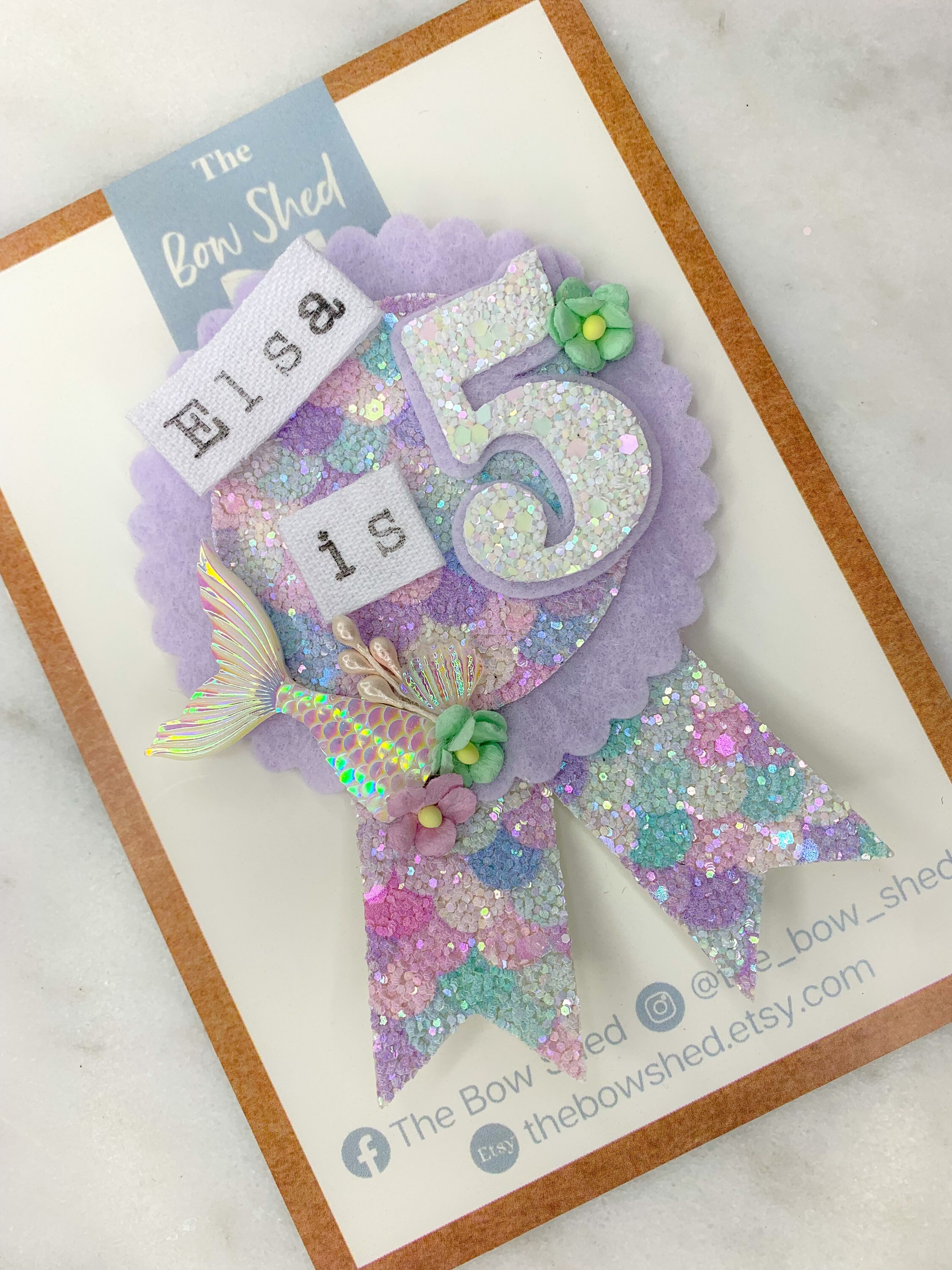 Mermaid Birthday Badge Mermaid Party Mermaid Gift | Etsy