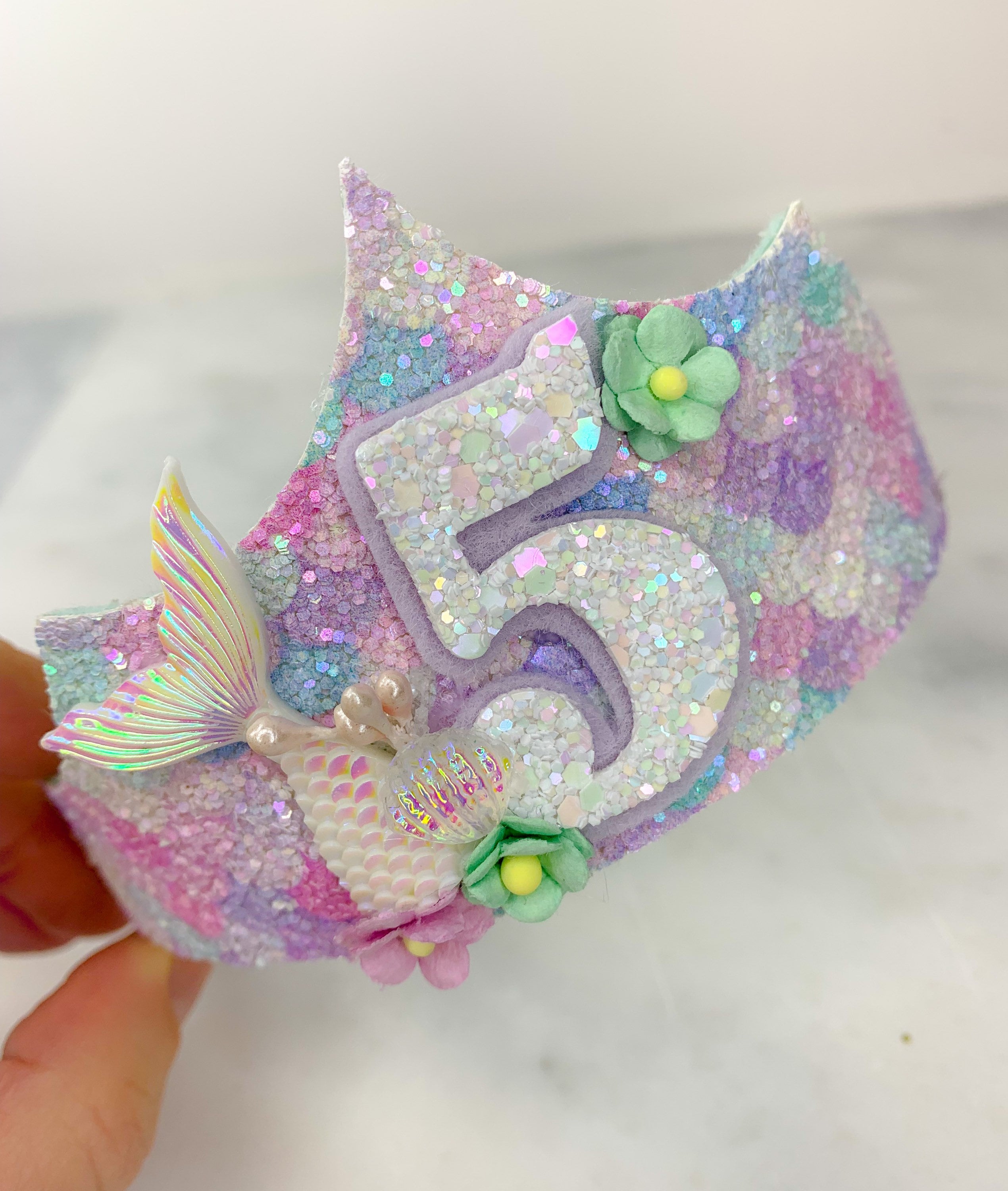 Mermaid Tiara Mermaid Crown Birthday Crown Mermaid Party | Etsy