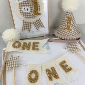 Cake Topper, Banner Cake Decoration, Bunting Cake Topper, Glitter Cake ...